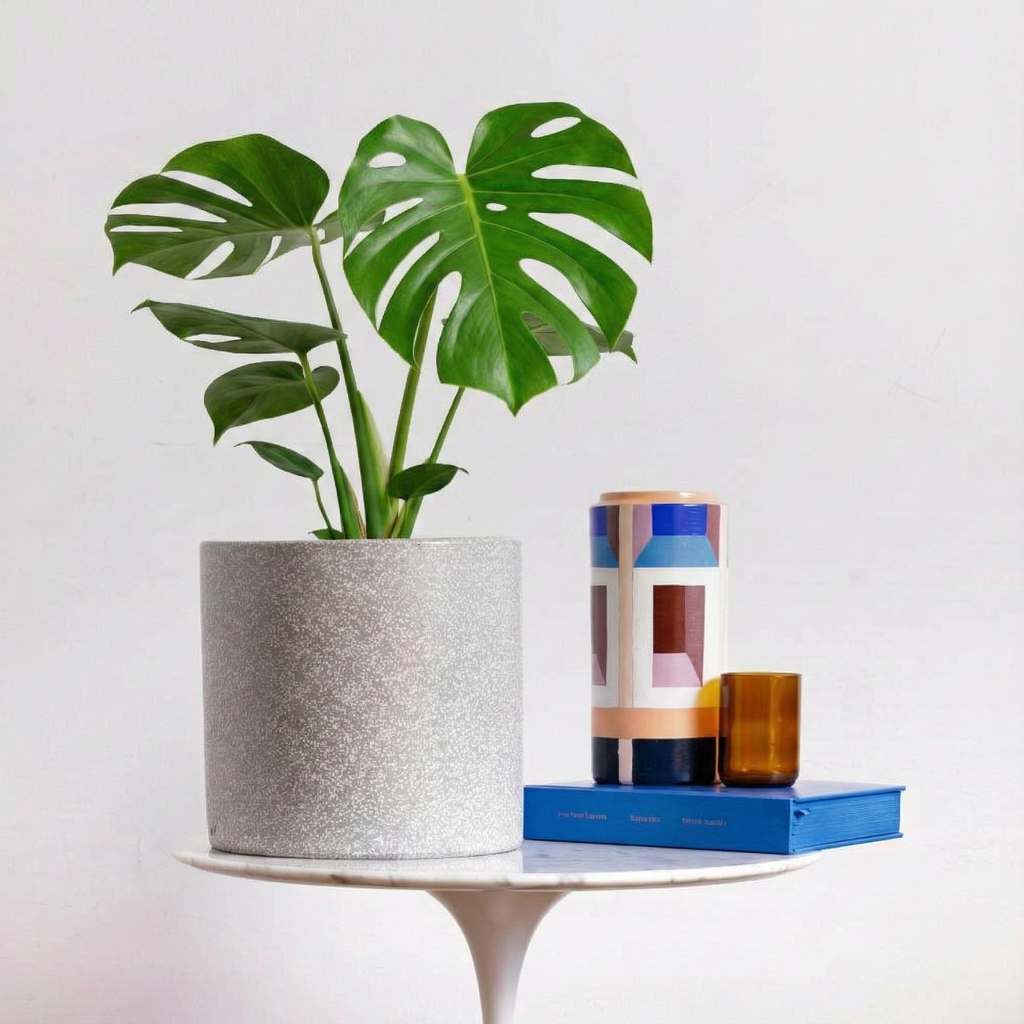 Monstera Deliciosa and Pot Gift Set - Perfect for Plant Lovers